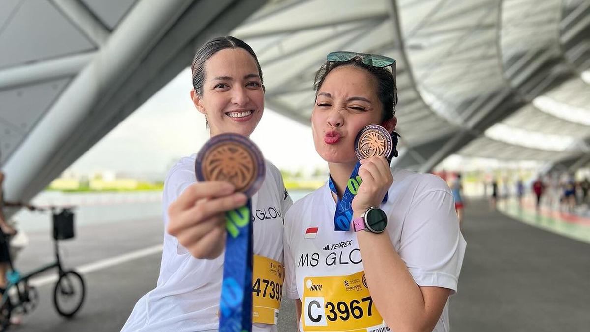Potret Nia Ramadhani dan Nagita Slavina, Kini Jadi Sahabat Lari Bareng - Photo Fimela.com