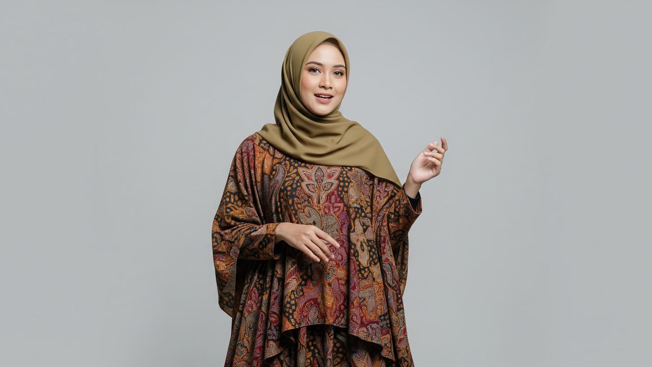 TOP 3: Tren Gamis Batik Longgar, Gamis Brokat Coklat Bridesmaid, dan ...