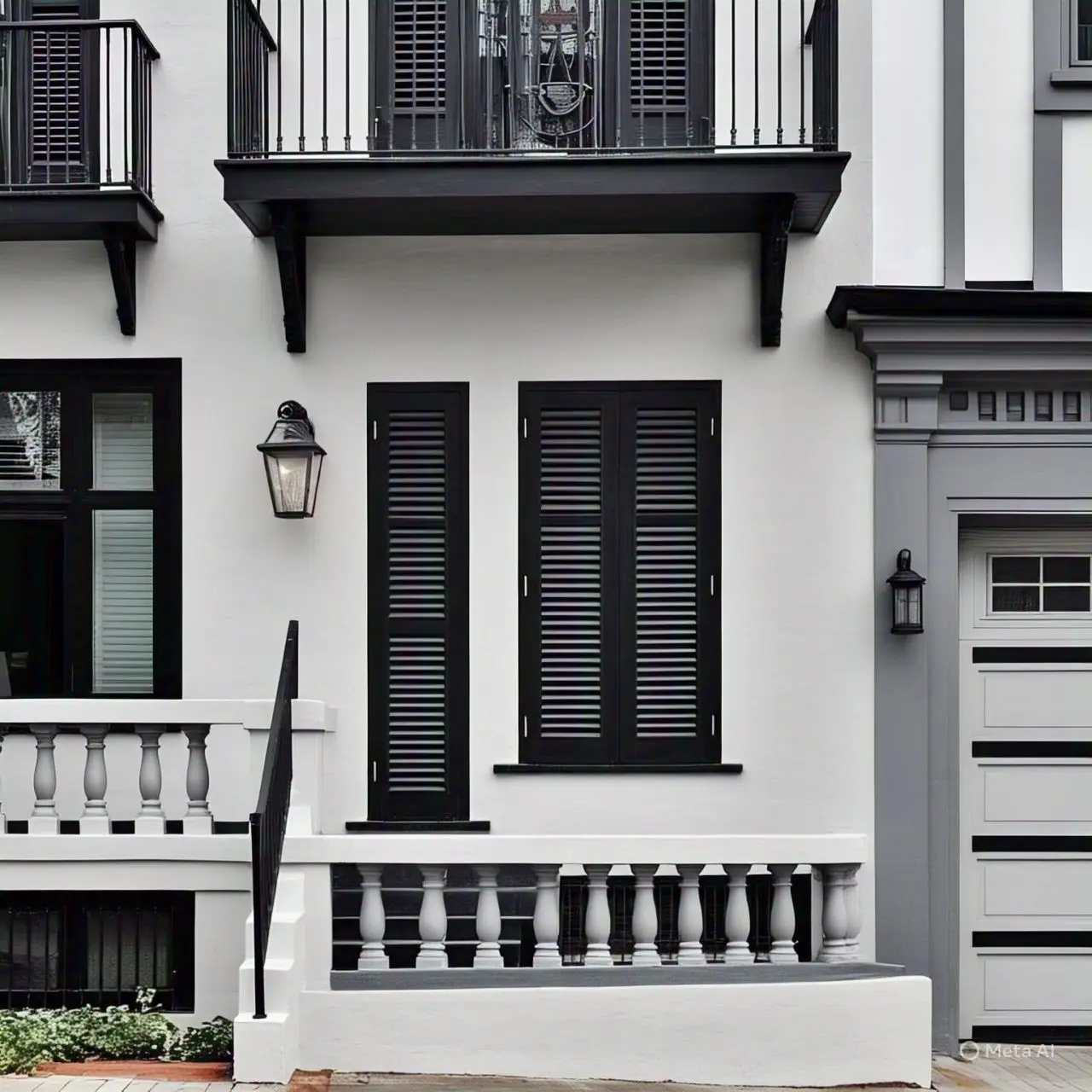 9 Inspirasi Warna Cat Rumah Hitam Putih Populer di 2025: Makin Tampak ...