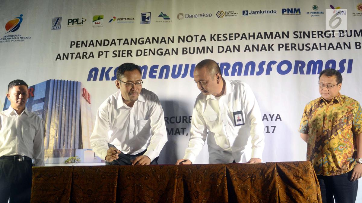 Kerjasama Perum Jamkrindo dengan Sier - Foto Liputan6.com