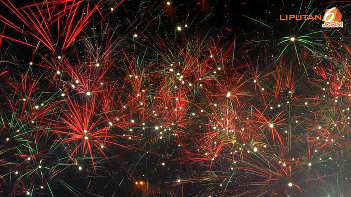 Pesta Kembang Api Pergantian Tahun di Ancol Meriah - News Liputan6.com