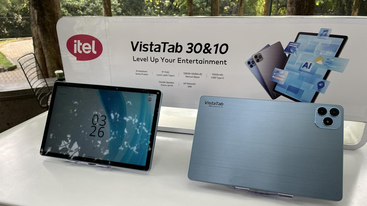 Itel Vista Tab 30, Tablet 11 Inci Rp 1 Jutaan yang Punya Memori Lega