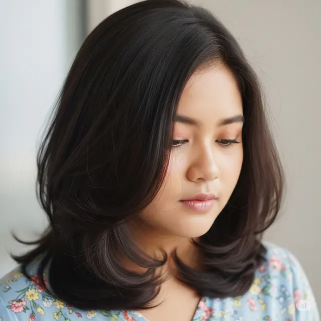 15 Rekomendasi Model Rambut Segi Panjang untuk Wajah Bulat, Tampil ...