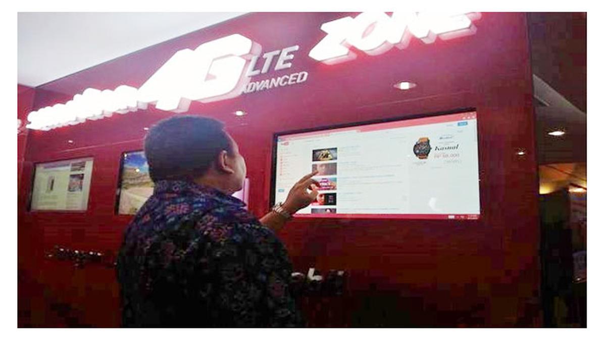 Tampilan Serba Digital di Galeri Pusat Smartfren - Lifestyle Liputan6.com