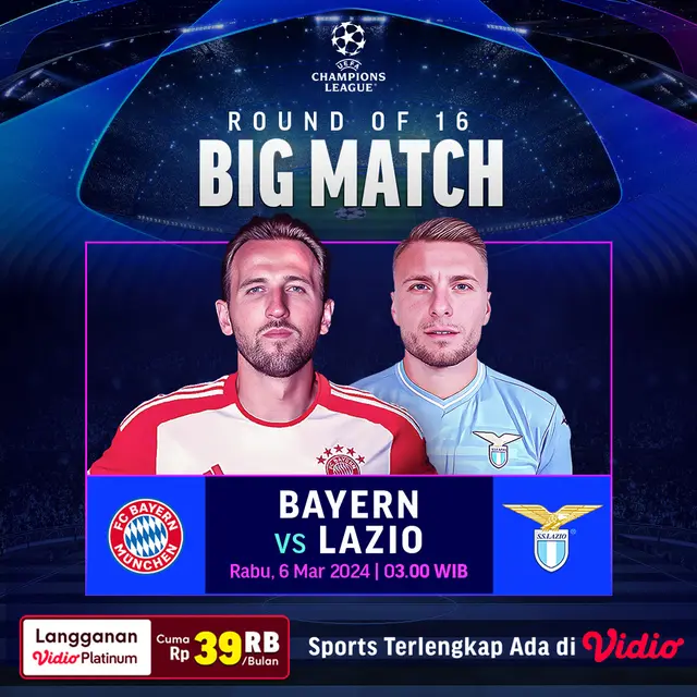 Jadwal Leg Kedua 16 Besar Liga Champions 2023 2024 Siaran Langsung