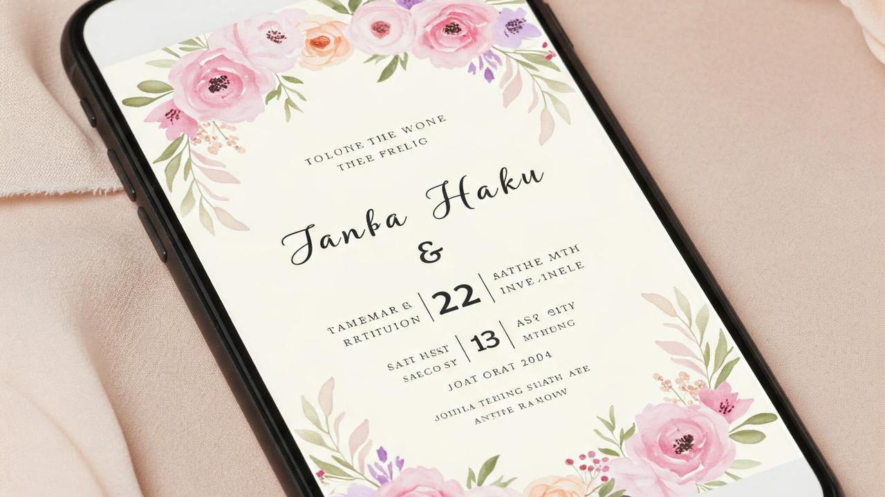 6 Contoh Desain Undangan Pernikahan Digital yang Keren dan Kekinian