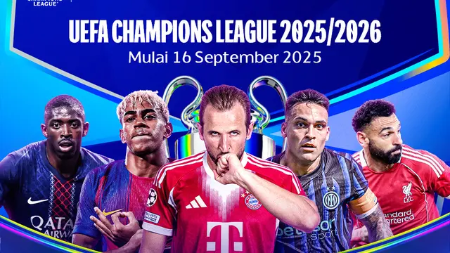 Jadwal dan Link Live Streaming Liga Champions 2025/26: Eksklusif di Vidio