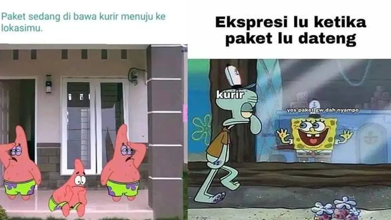 7 Meme Kocak Orang Enggak Sabar Tunggu Paket Datang Ini Bikin Geleng ...