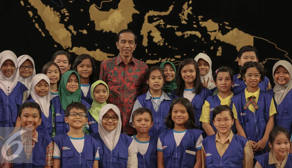 Melihat Keberanian Reporter Cilik Wawancarai Presiden Jokowi - Foto ...