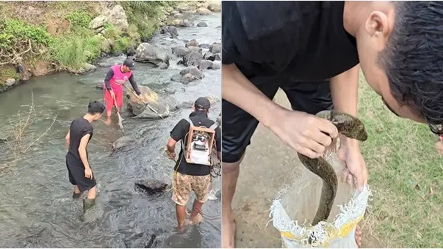 8 Potret Kegiatan Betrand Peto di Kampung Halaman NTT, Mancing hingga Main Bola - Hot Liputan6.com