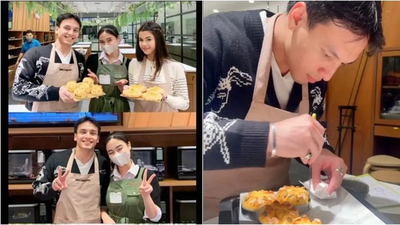 6 Momen Maria Theodore Pamer Cooking Date Bareng Jefri Nichol, Tepis Kabar Putus - Hot Liputan6.com