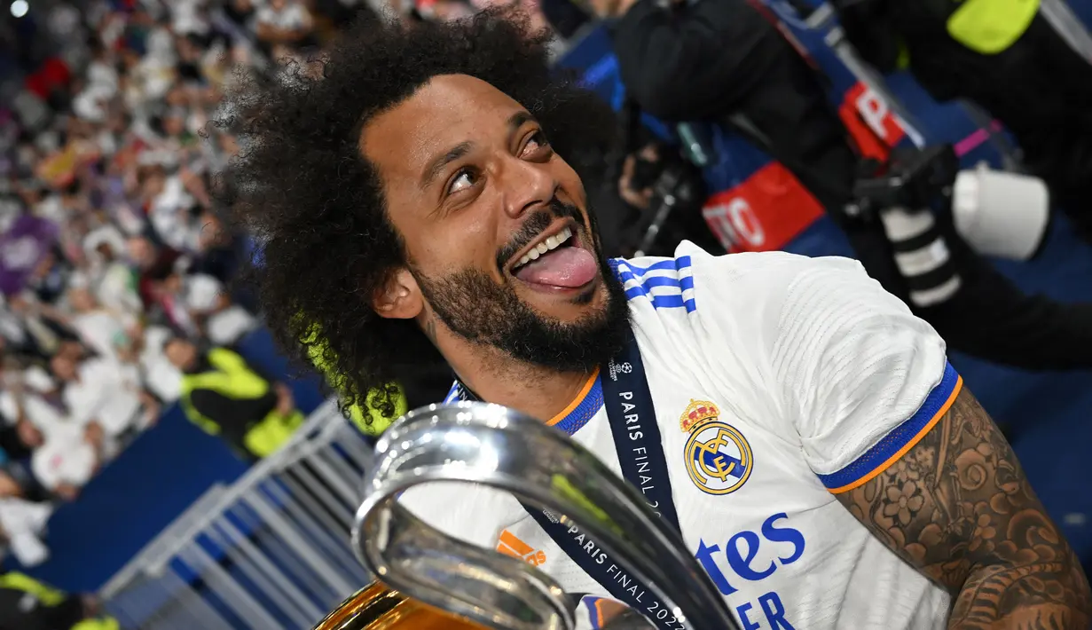 Foto: Momen Kebahagiaan Terakhir Marcelo Bersama Real Madrid Saat ...