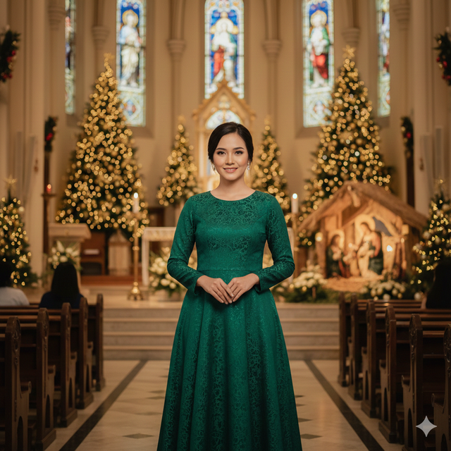 7 Model Dress Natal 2025 yang Cocok untuk Ibadah dan Perayaan, Elegan ...