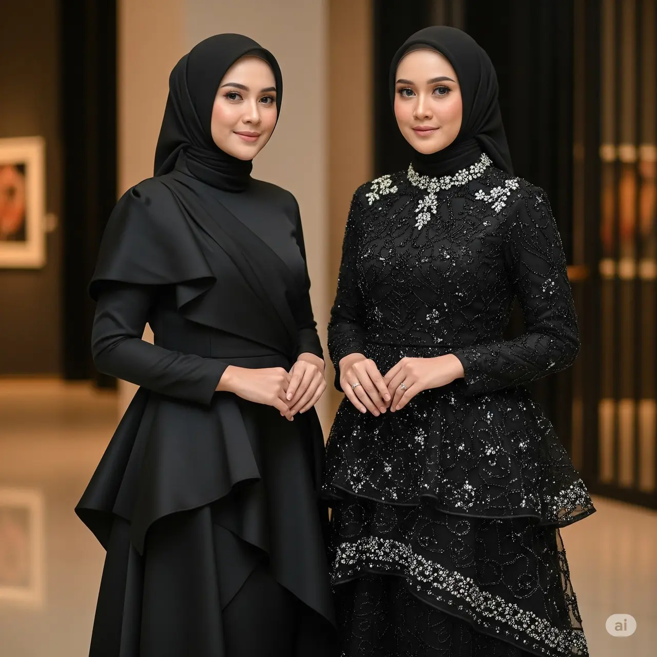 12 Inspirasi Dress Hitam Berlayer yang Bikin Penampilan Makin Anggun ...