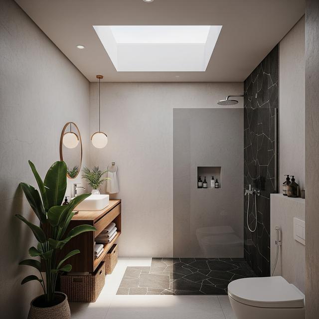 9 Model Kamar Mandi dengan Ventilasi Atas, Efektif agar Tidak Pengap