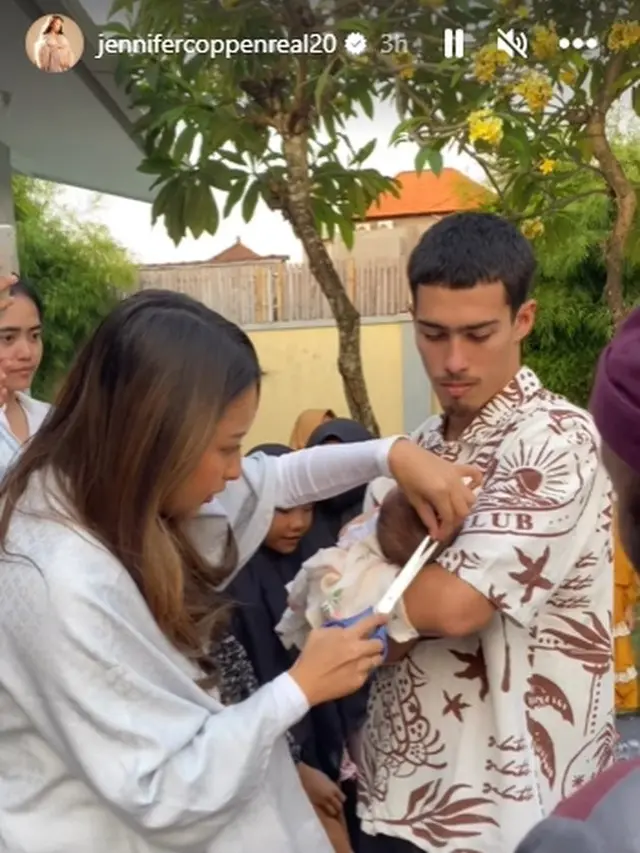 Didoakan Jadi Anak Berbakti, Ini 6 Potret Aqiqah Anak Pertama Jennifer Coppen - Entertainment ...