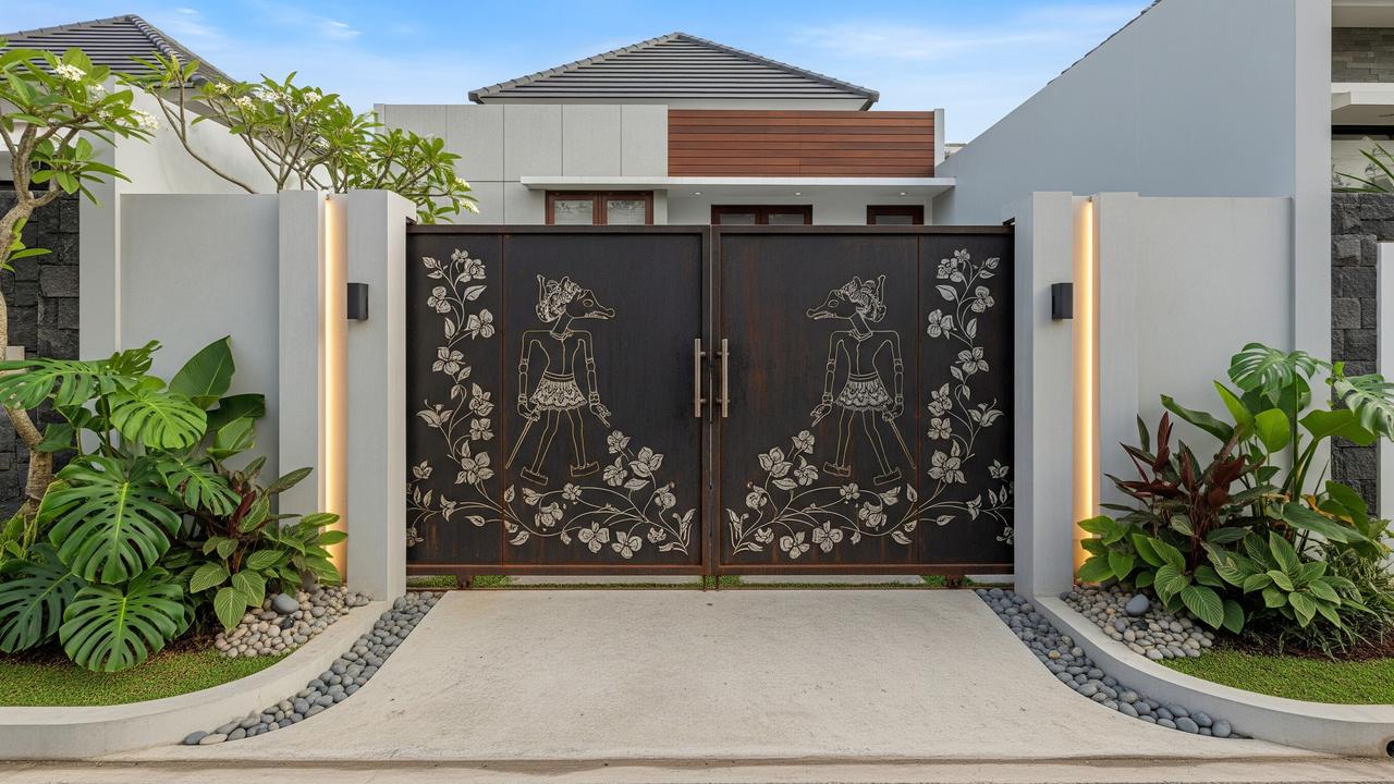 8 Model Pintu Gerbang Depan Rumah Minimalis, Desainnya Cocok untuk ...