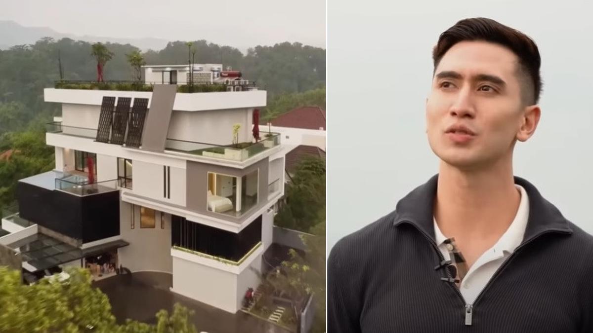 14 Potret Rumah Baru Verrell Bramasta dengan View Gunung Salak, Penampakan Hijau Segar dan Masih ...