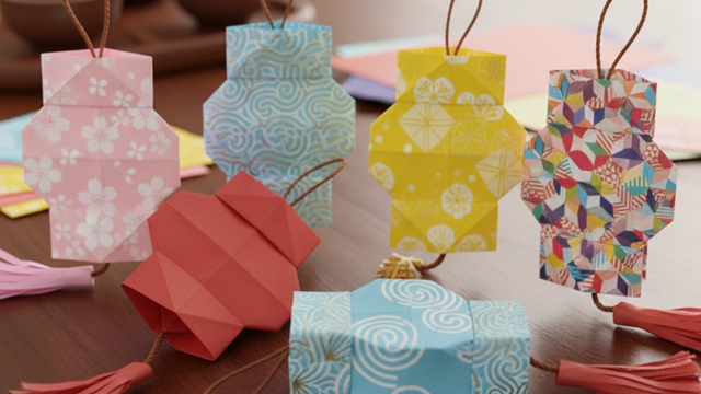 Cara Membuat Lampion dari Kertas Origami untuk Dekorasi Imlek yang Estetik
