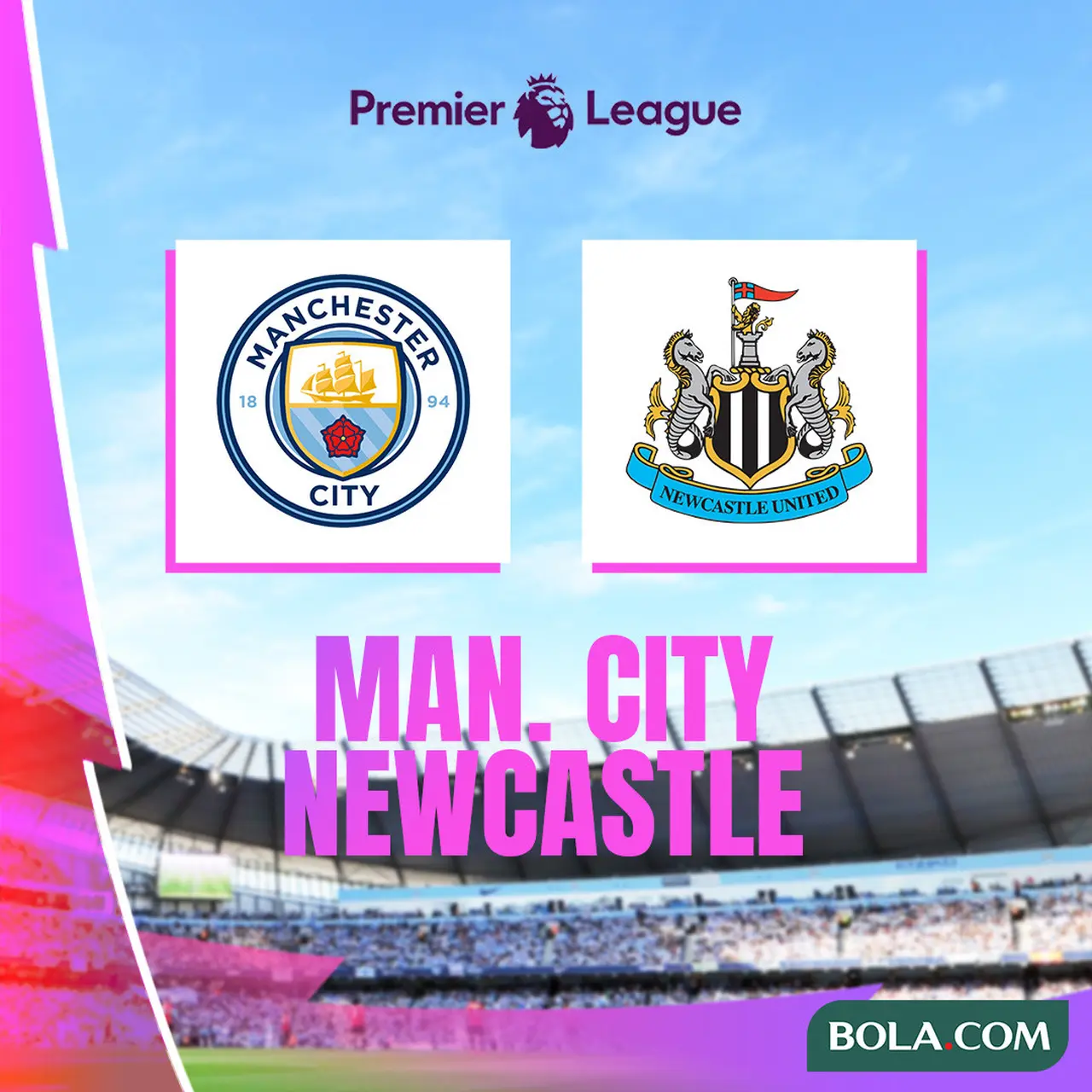 Link Live Streaming Liga Inggris: Manchester City Vs Newcastle United ...