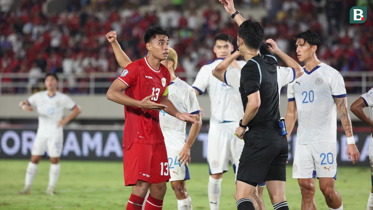 Statistik Seram Timnas Indonesia: 3 Kartu Merah dalam 5 Laga Terakhir