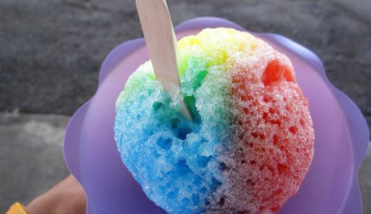 Rainbow Ice, Segarnya Es Warna-Warni - Photo Fimela.com