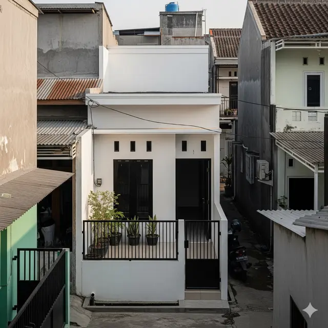 Mengintip 10 Model Rumah Kecil tapi Elegan di Gang, Solusi Hunian ...