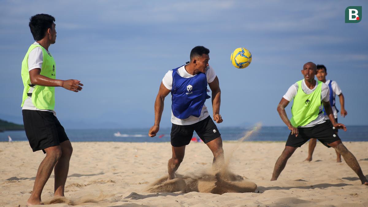 Pelatih Timnas Sepak Bola Pantai Indonesia Berharap ANOC World Beach ...