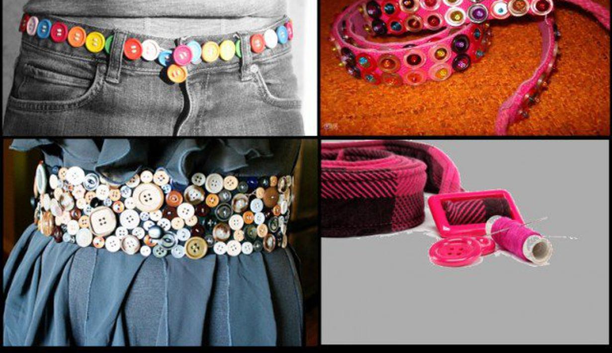 8 Aksesoris Cantik yang Dibuat dari Kancing Warna-Warni - Photo Fimela.com
