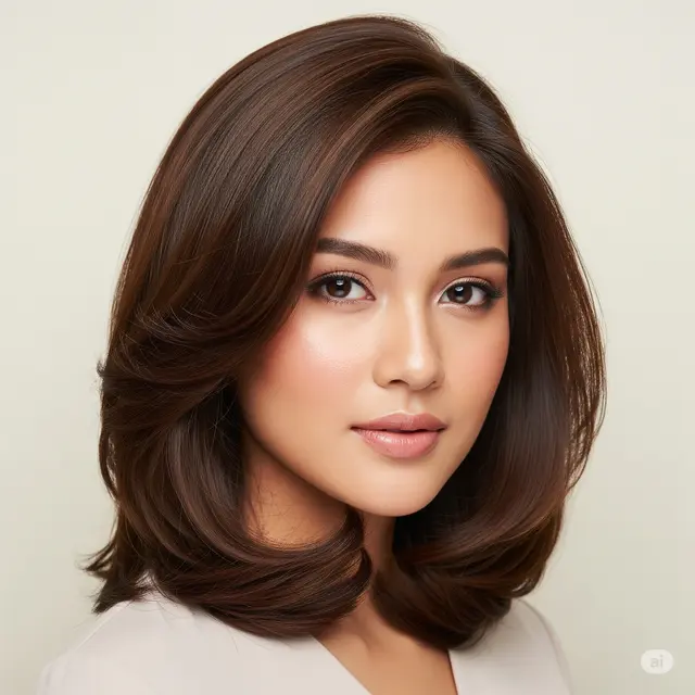 9 Model Rambut Sebahu untuk Wajah Oval: Layering Trendi dan Stylish ...