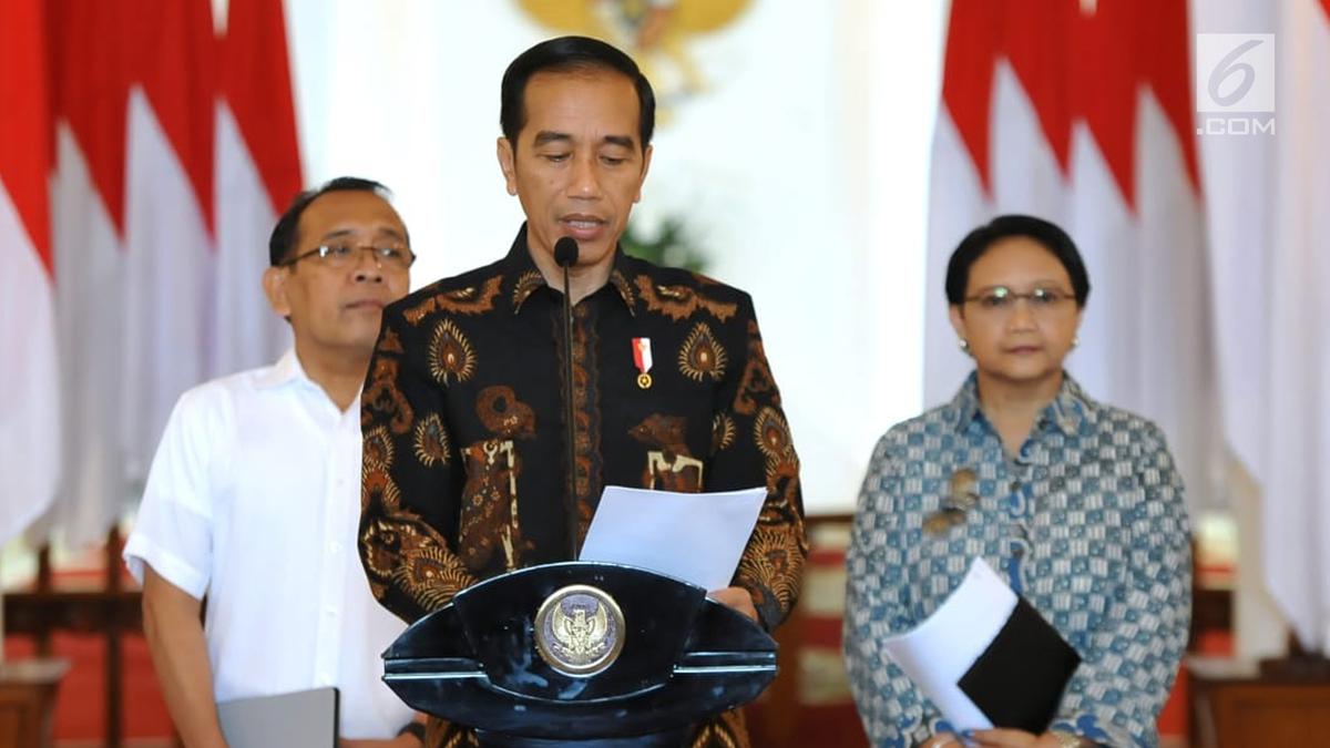 Jokowi Bangga Indonesia Masuk 10 Besar Negara Teraman di Dunia - News Liputan6.com