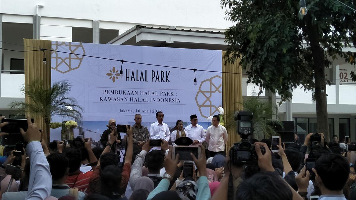 Resmikan Halal Park, Jokowi Ingin Angkat Industri Syariah RI ke Tingkat ...