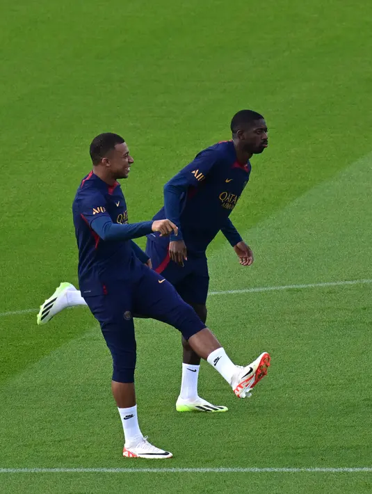 Kylian Mbappe Kembali Berlatih dengan PSG - Foto Liputan6.com