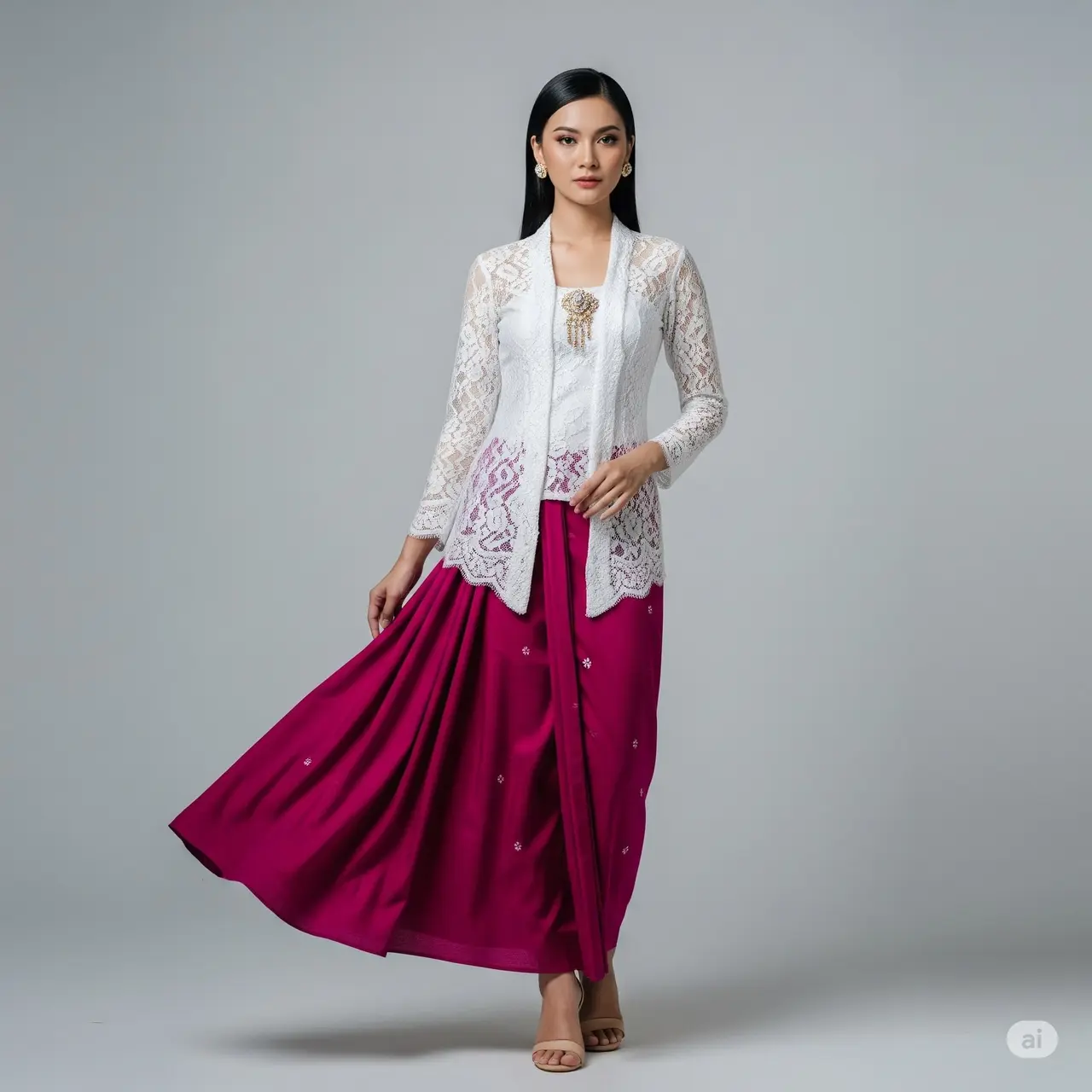 15 Model Rok Kebaya Kekinian 2025, Paduan Sempurna untuk Kebaya Formal & Kasual - Hot Liputan6.com