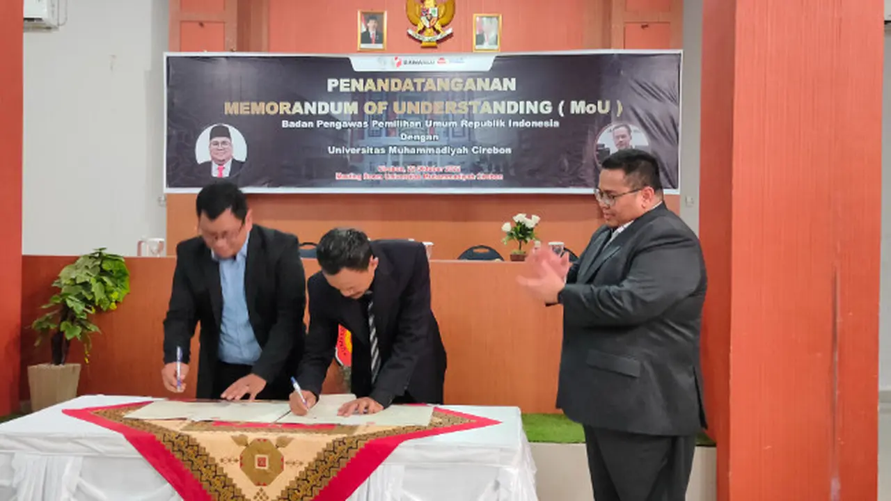 Cegah Hoaks Hingga Politisasi SARA, Bawaslu Gandeng Kampus UMC Cirebon - Regional Liputan6.com