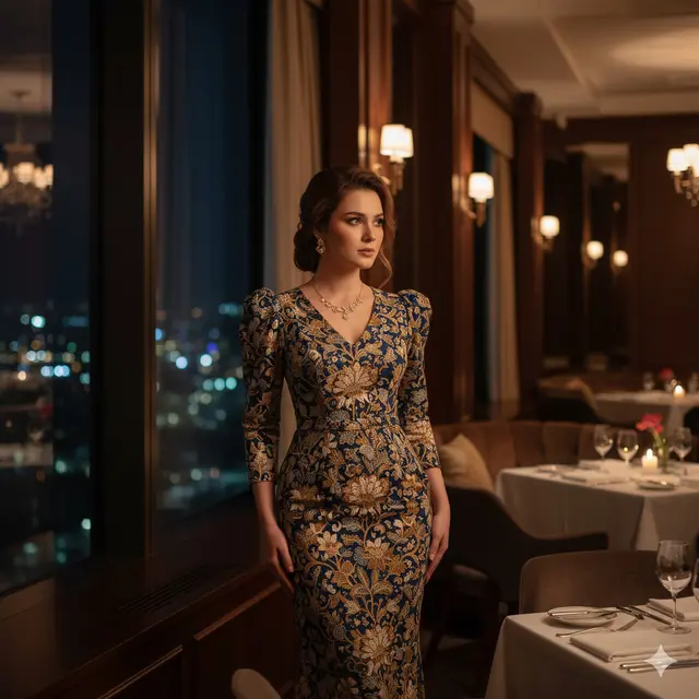 10 Model Dress Batik Wanita Simple Elegan Tren 2025, Gaya Klasik Modern ...