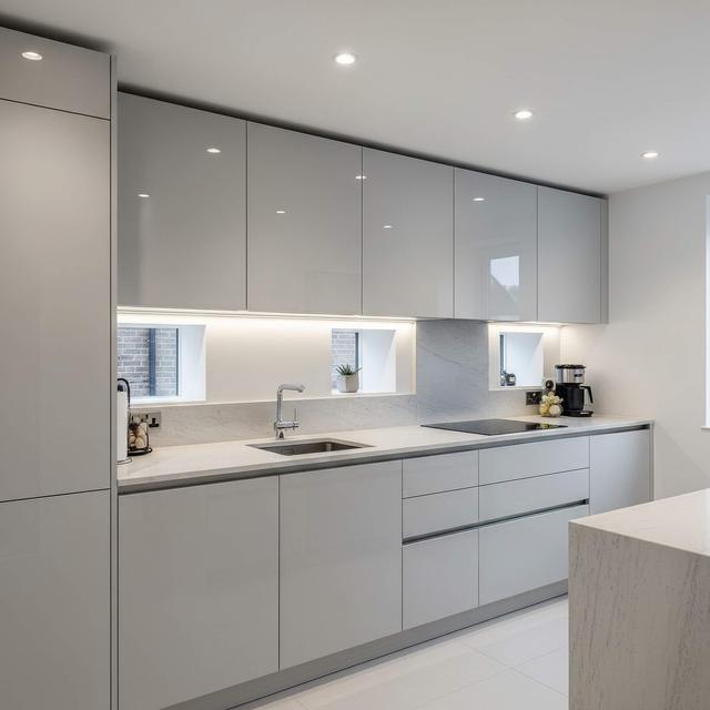 10 Inspirasi Desain Dapur dengan Kitchen Set Single Line Minimalis ...