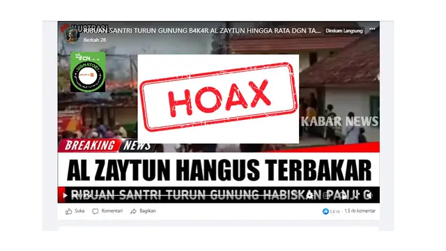Deretan Video Hoaks Terkini, Kenali Faktanya Biar Tak Tersesat - Cek Fakta Liputan6.com