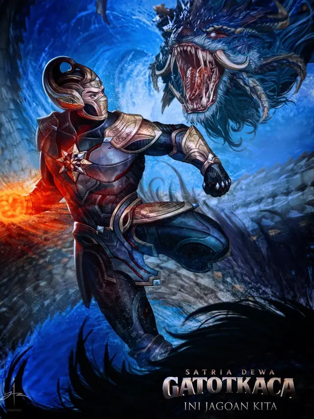 Film Satria Dewa: Gatotkaca Luncurkan Poster dan Trailer Resmi, Hanung ...