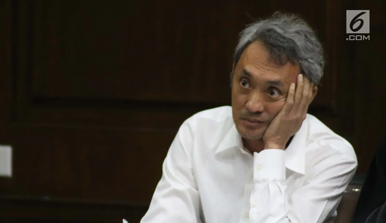 FOTO: Eddy Sindoro Jalani Sidang Keterangan Saksi - Foto Liputan6.com