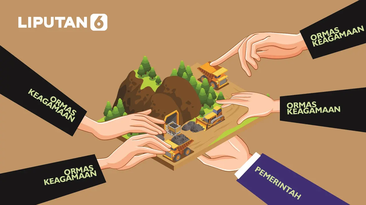 Infografis 6 Ormas Keagamaan Dapat Konsesi Tambang dari Jokowi dan ...