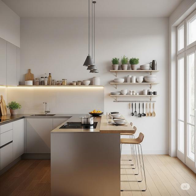 15 Model Dapur Minimalis di Lahan Sempit, Desain Fungsional dan Estetik ...