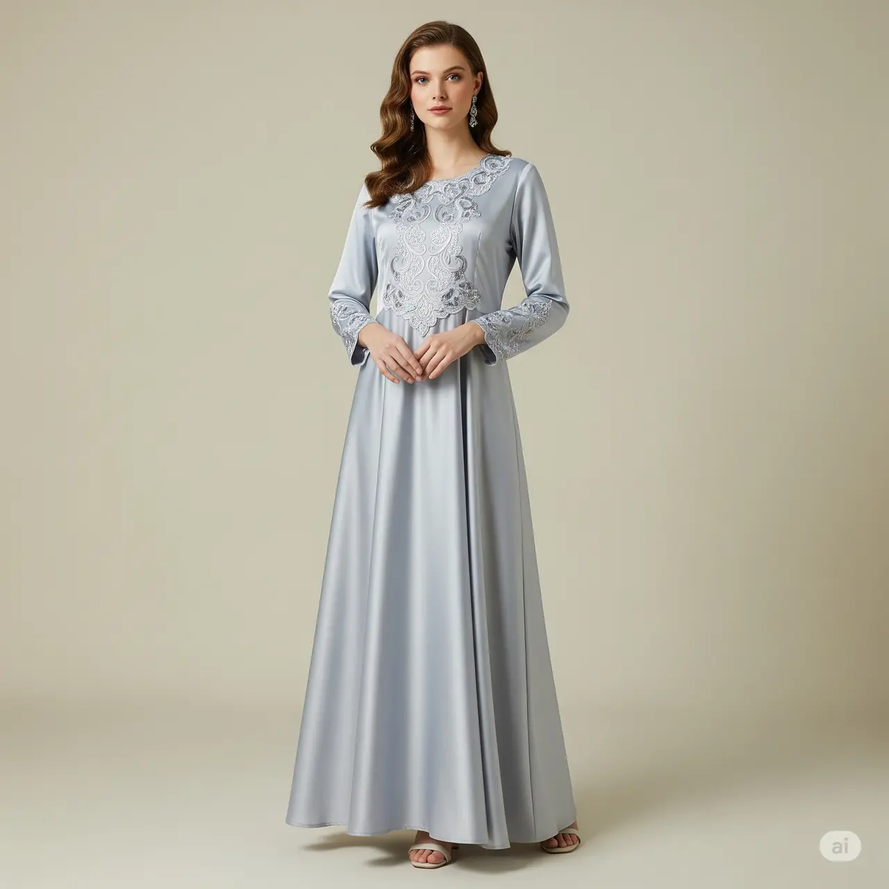12 Contoh Model Baju Brokat Kombinasi Satin Terbaru yang Elegan dan ...