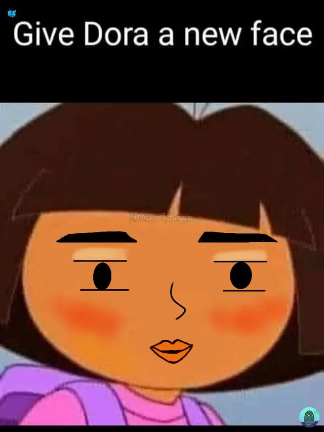 6 Editan Foto Wajah Dora the Explorer Ini Kocak, Tampil dengan Versi ...