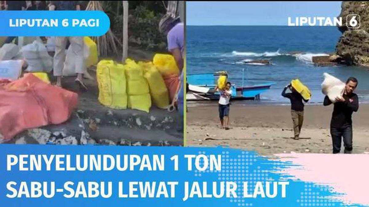 VIDEO: Penyelundupan 1 Ton Sabu-sabu Lewat Jalur Laut di Pantai Pangandaran, Jaringan Iran? - TV ...