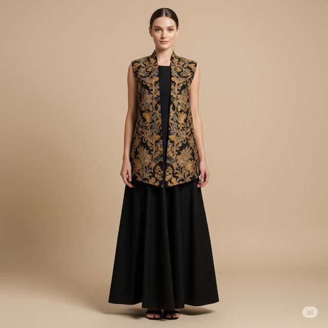 6 Model Vest Batik Wanita Modern Terbaru yang Wajib Anda Miliki