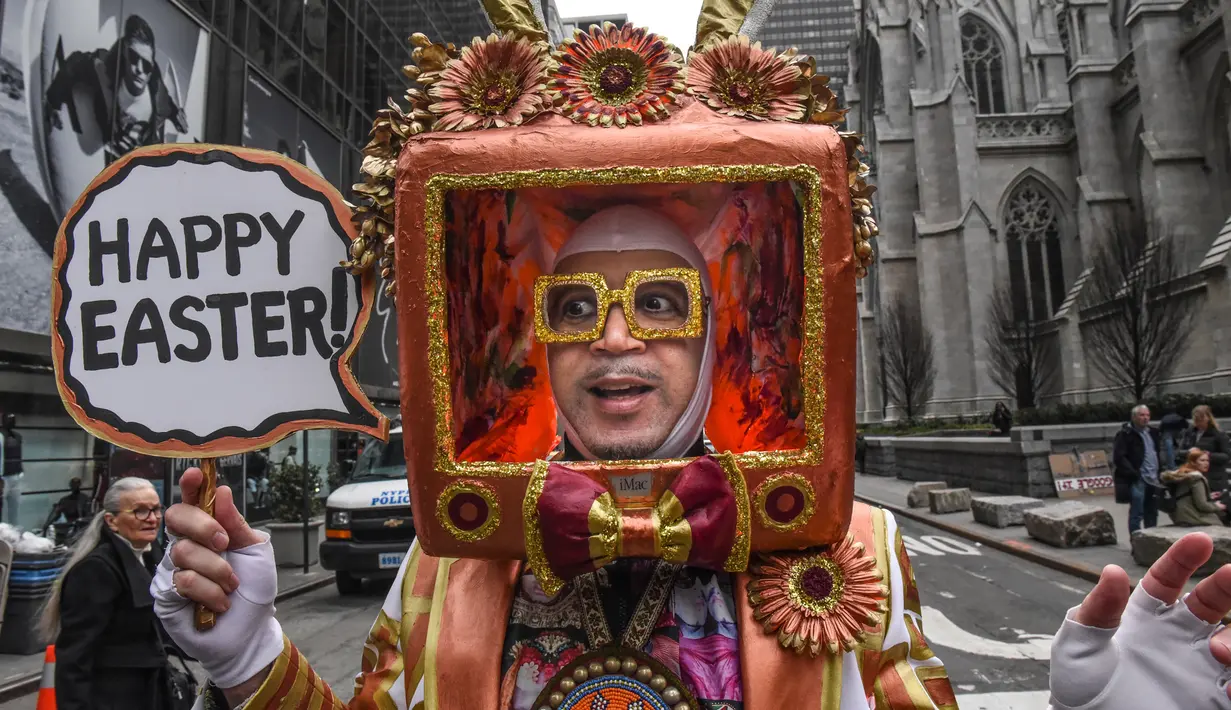 FOTO: Aneka Kostum dalam Parade Paskah di New York yang Bikin Takjub ...