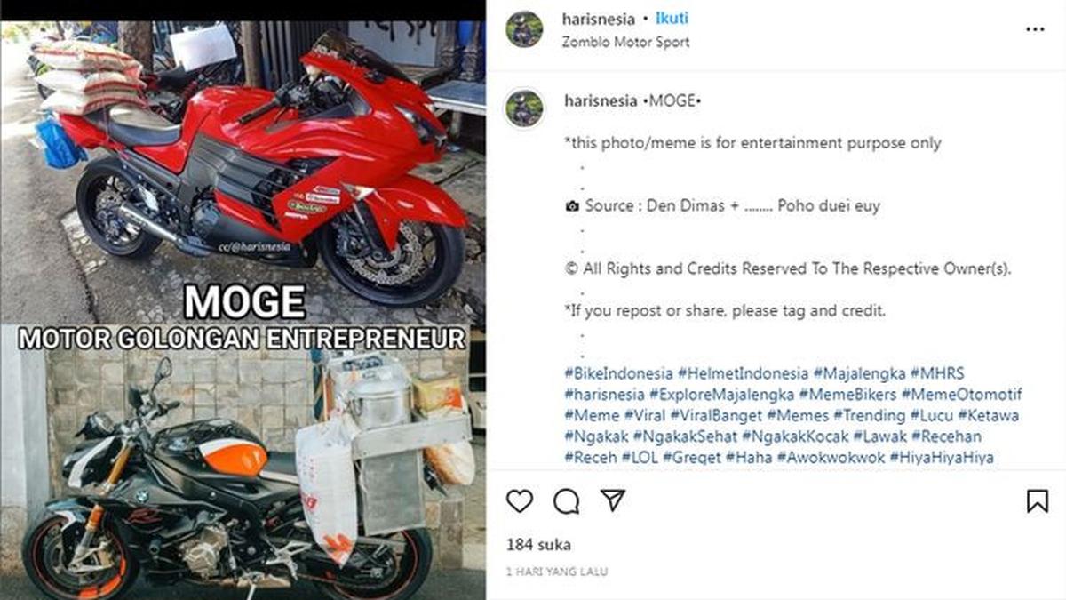Meme Otomotif: Ini Baru Moge, Motor Golongan Enterpreneur - Otomotif ...