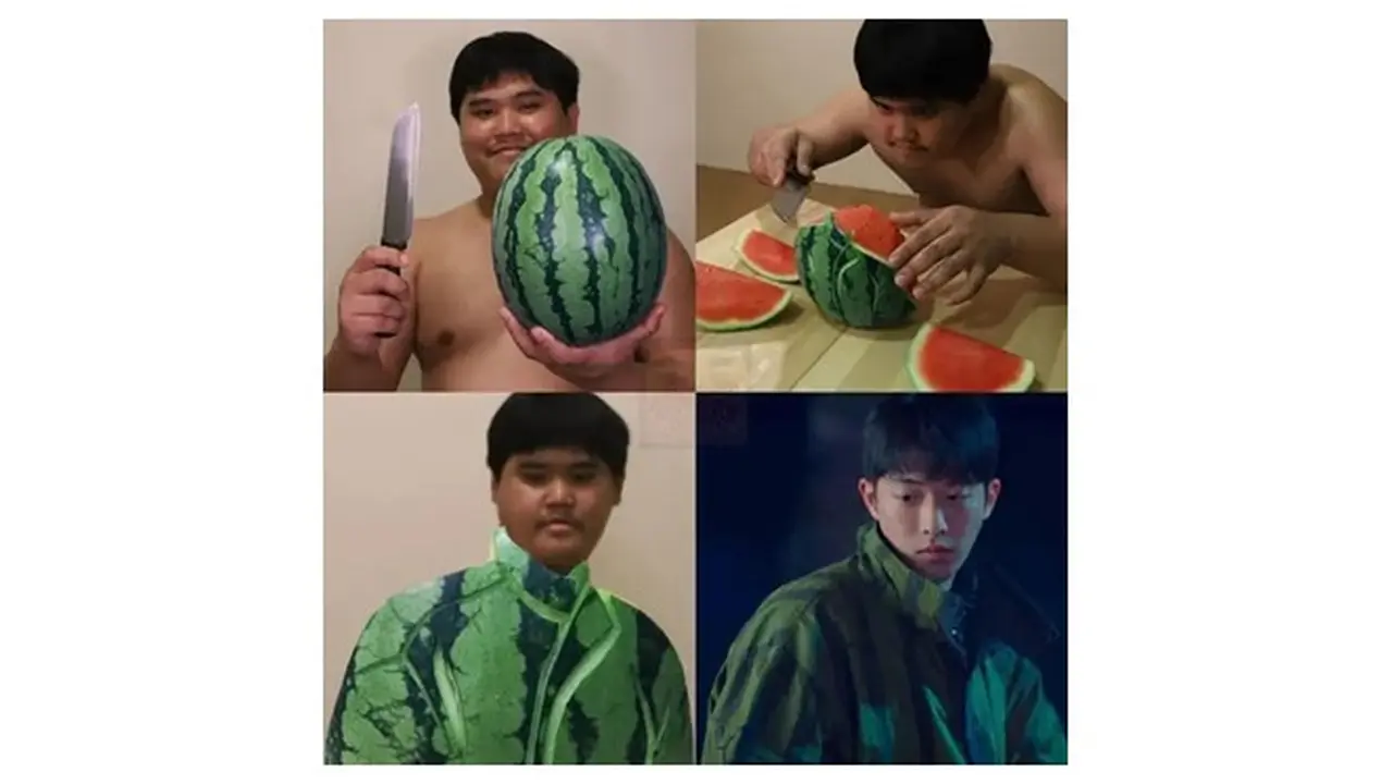 6 Cosplay Low Budget Pakai Buah Warna Hijau Ini Kreatif Sekaligus Kocak - Hot Liputan6.com