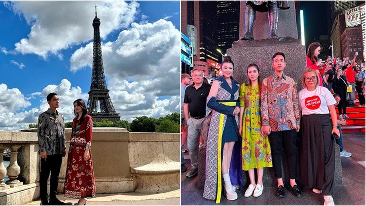 6 Potret Gaya Gibran Rakabuming dan Selvi Ananda saat Kunjungan Luar ...